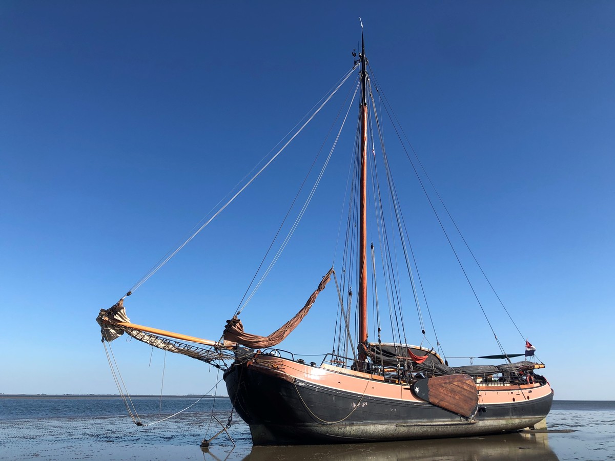 Traditionelles Segelschiff Kleine Jager